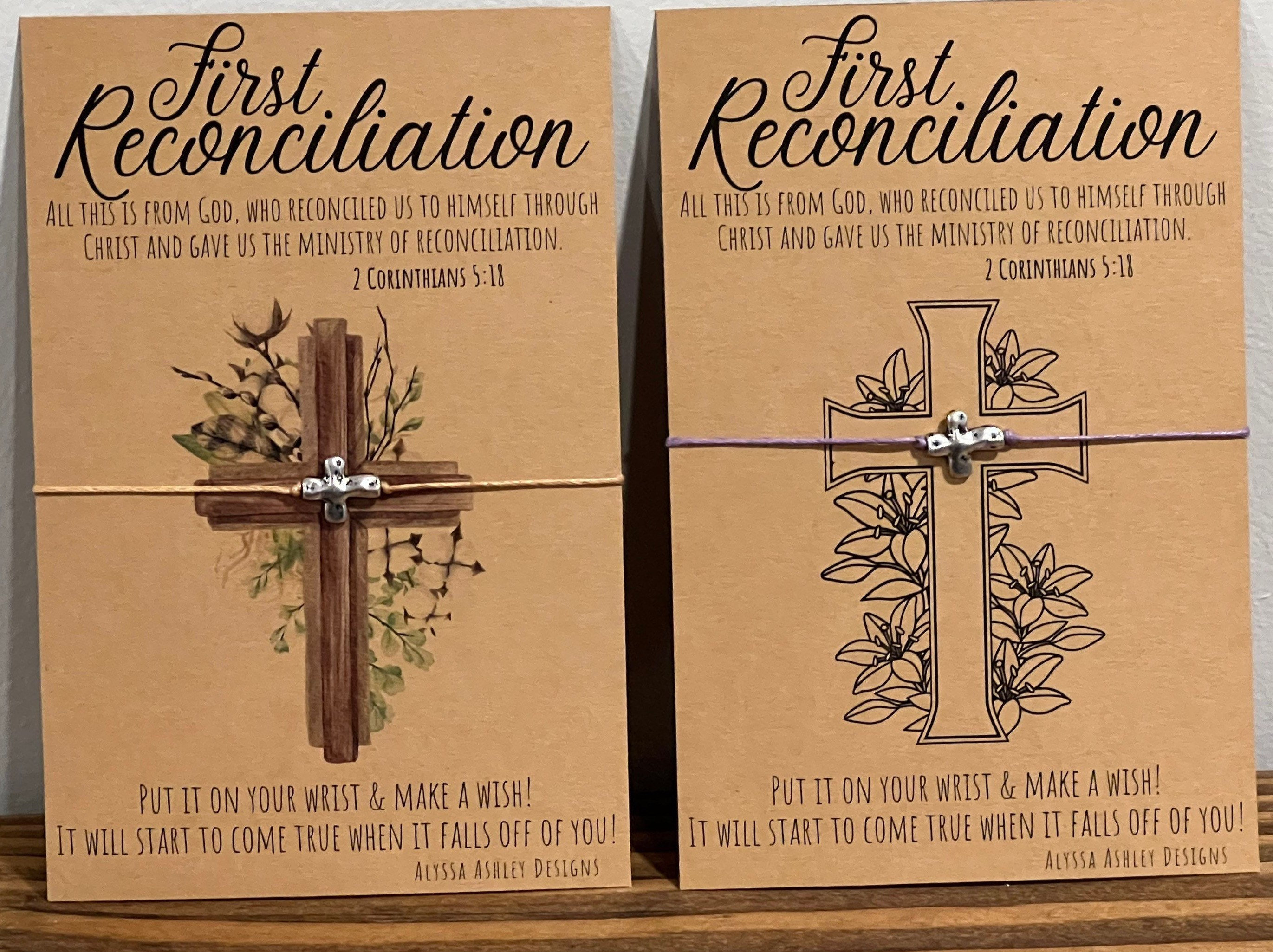First Reconciliation Card