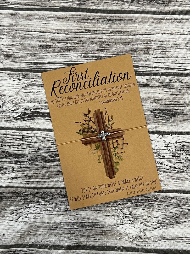 First Reconciliation Penance Wish Bracelet - Etsy