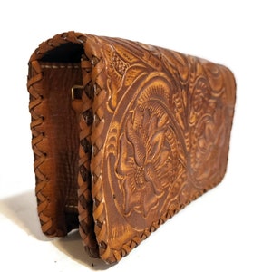 Hand Tooled Leather Bag for Women, Small Leather Bag, Hand Carved ...