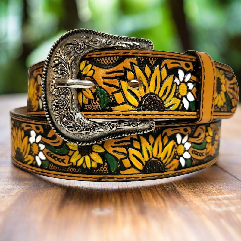 Sunflower Belt - Etsy