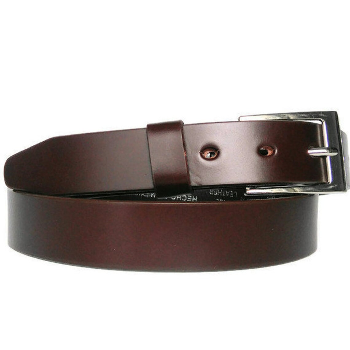 LEATHER BELT Brown Belt Removable Buckle Handmade Belt - Etsy