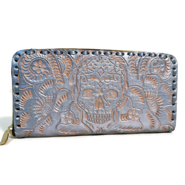 Skull Wallet - Etsy