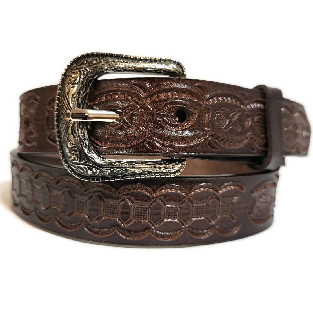 Kids Leather Belt, Handmade, Children Belt, Brown Belt, Genuine Leather ...