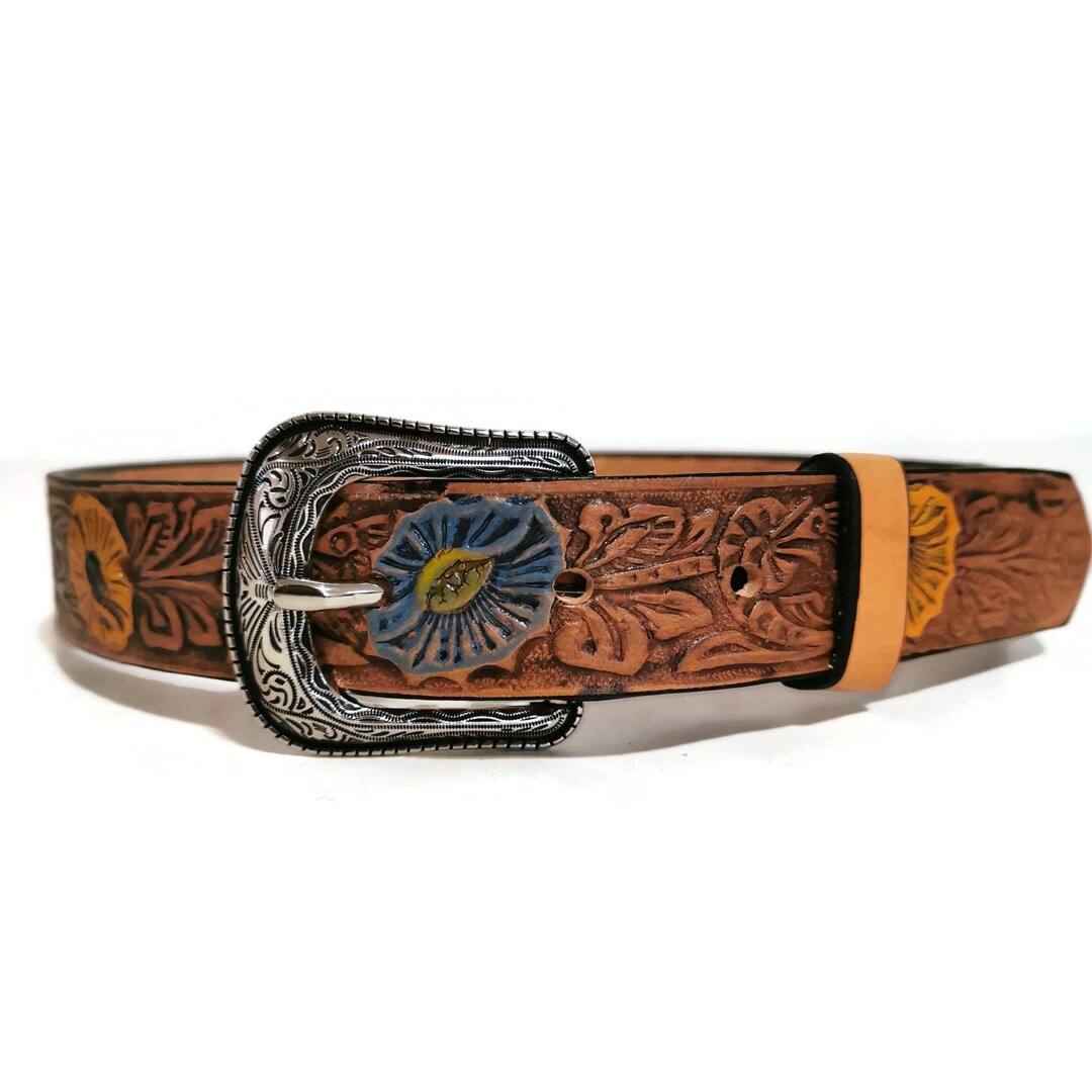 Leather Belt for Girls, Kids Belt , Leather Belt for Children, Handmade ...