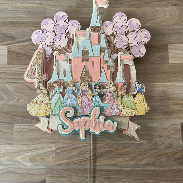 Princess Cake Topper - Etsy