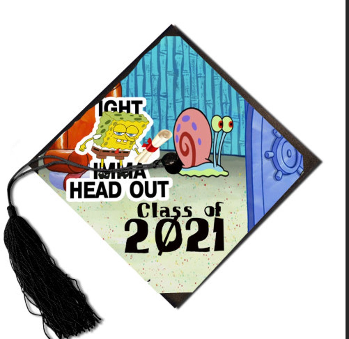 Graduation Cap Topper Grad Cap Printed and Shipped/ Graduation - Etsy