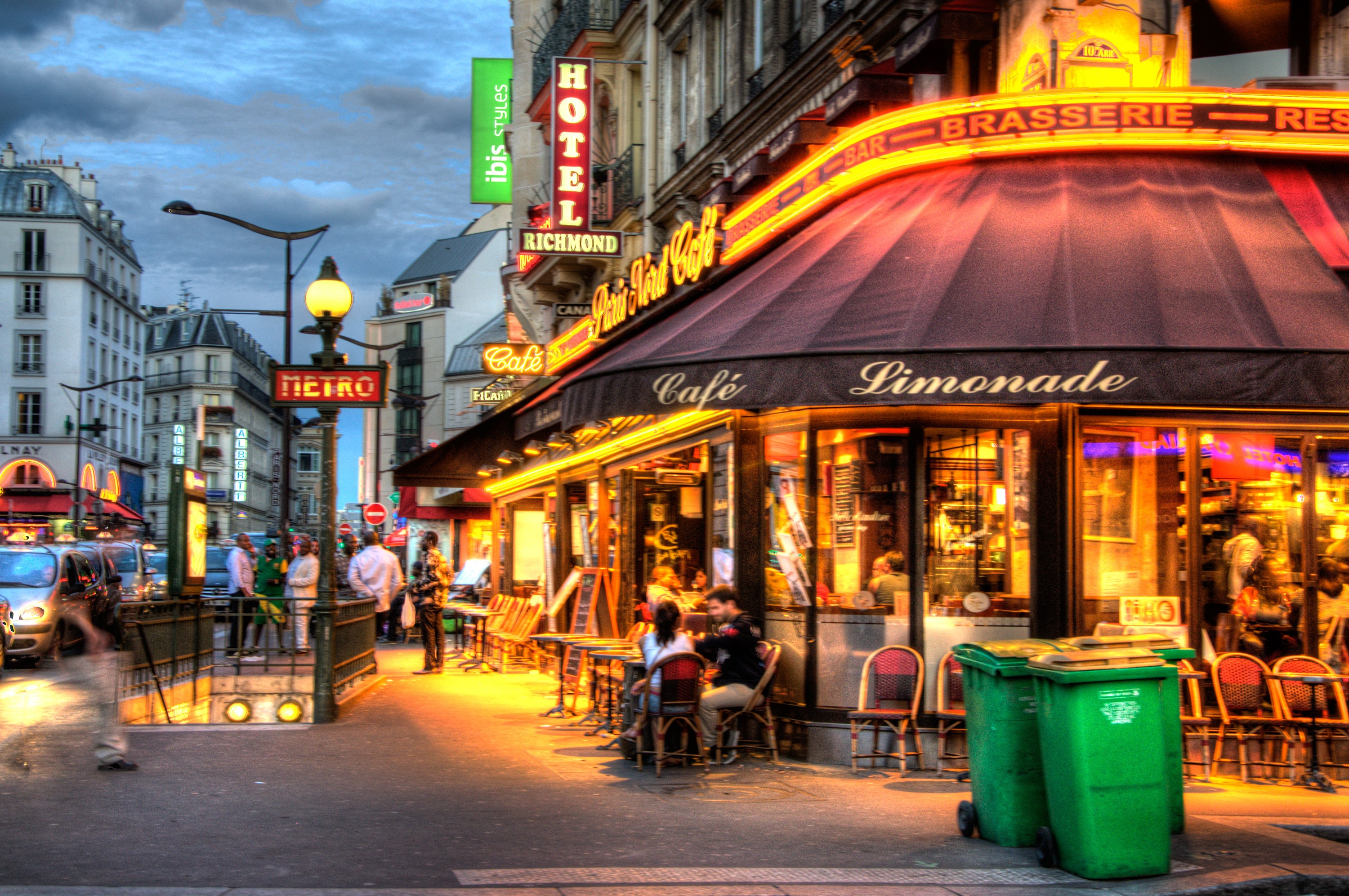 Paris Cafe Wallpaper