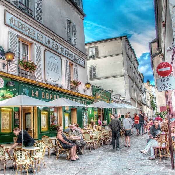 French Cafe Art - Etsy