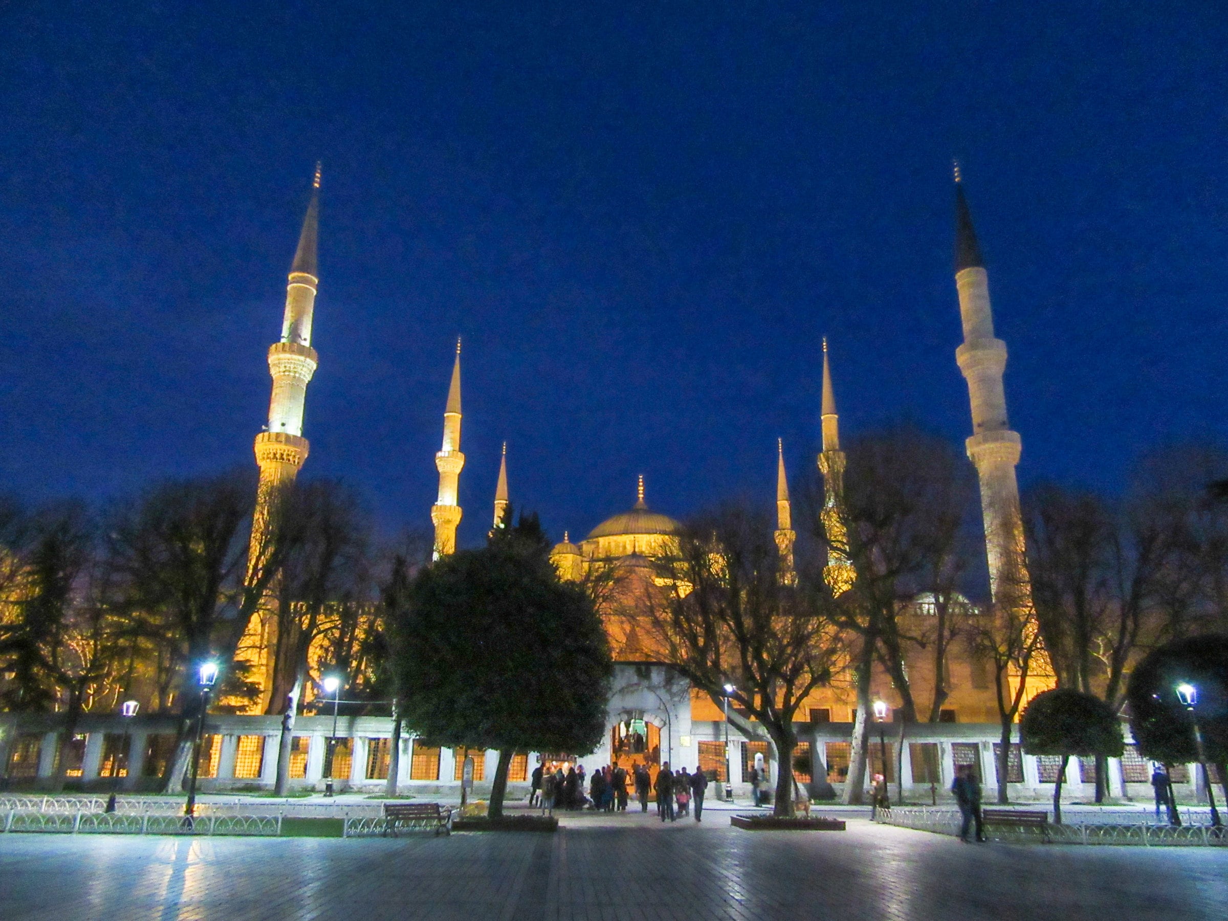 Blue Mosque Istanbul Night Hd