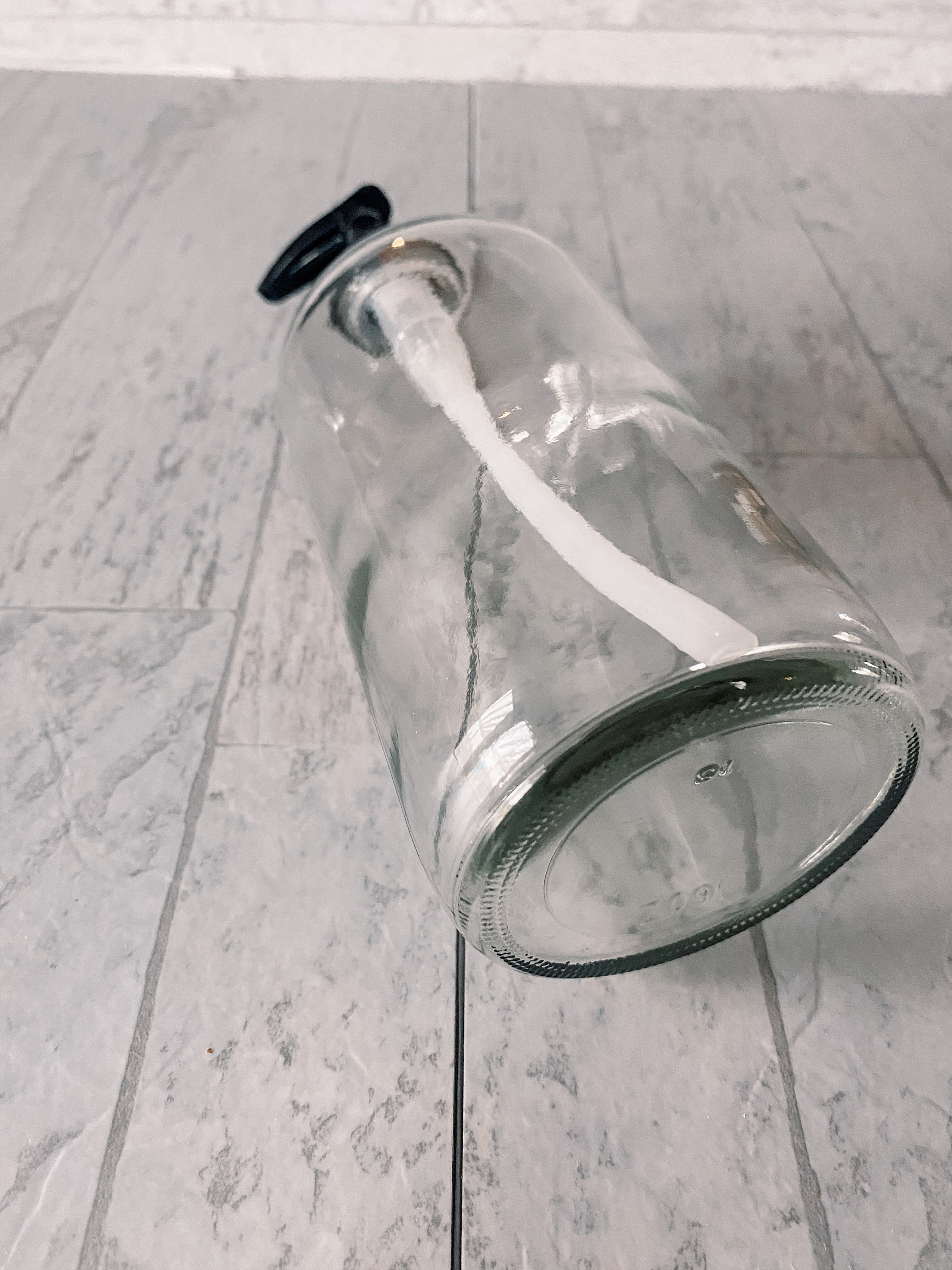 16 oz Clear Glass Pump Bottle Farmhouse Kitchen Refillable | Etsy