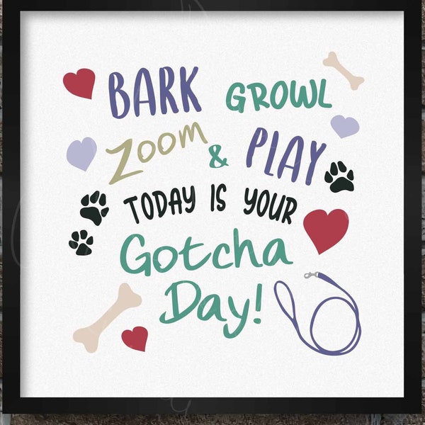 Puppy Gotcha Day Clipart - Etsy