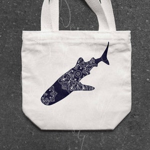 Whale Shark Mandala SVG Zentangle Cut File Scalable Vector - Etsy