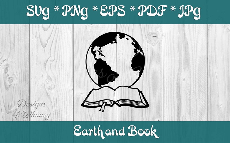 Tierra SVG Planeta Tierra y Sublimación de Libros Diseño - Etsy México