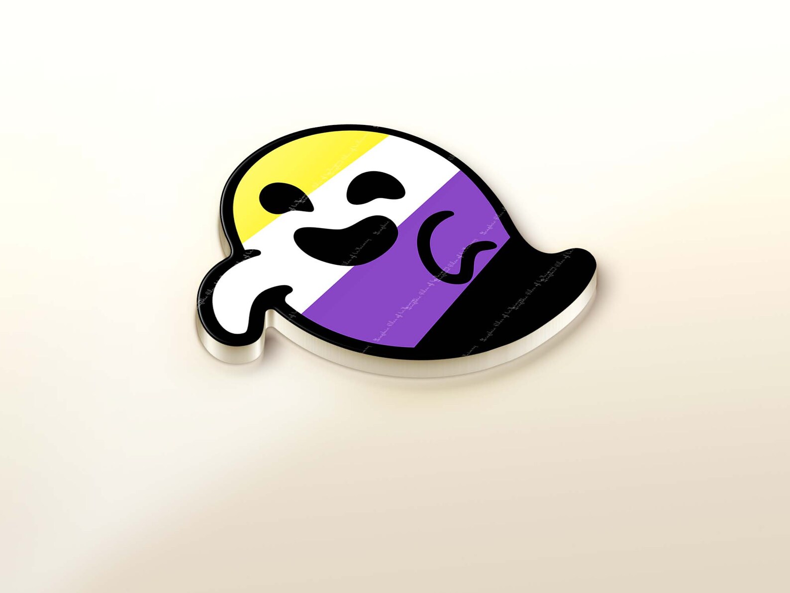 Non Binary Gaysper Pride Flag Ghost LGBTQ LGBT SVG Png Jpg Ai Graphic ...