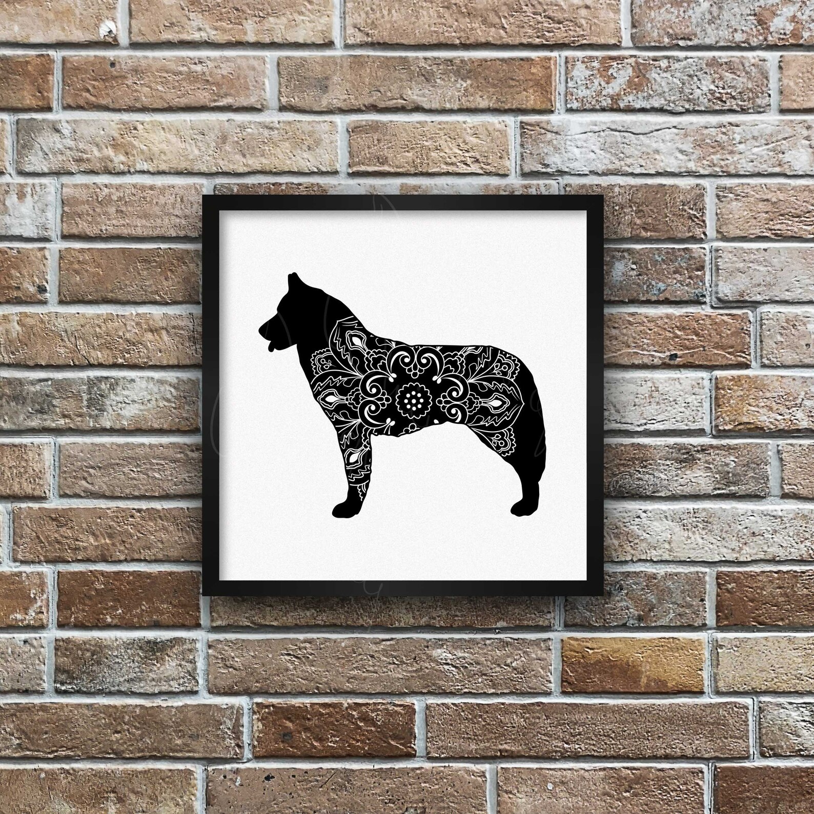 Husky Mandala SVG siberiano Dog Mandala SVG Zentangle Clip Art - Etsy ...