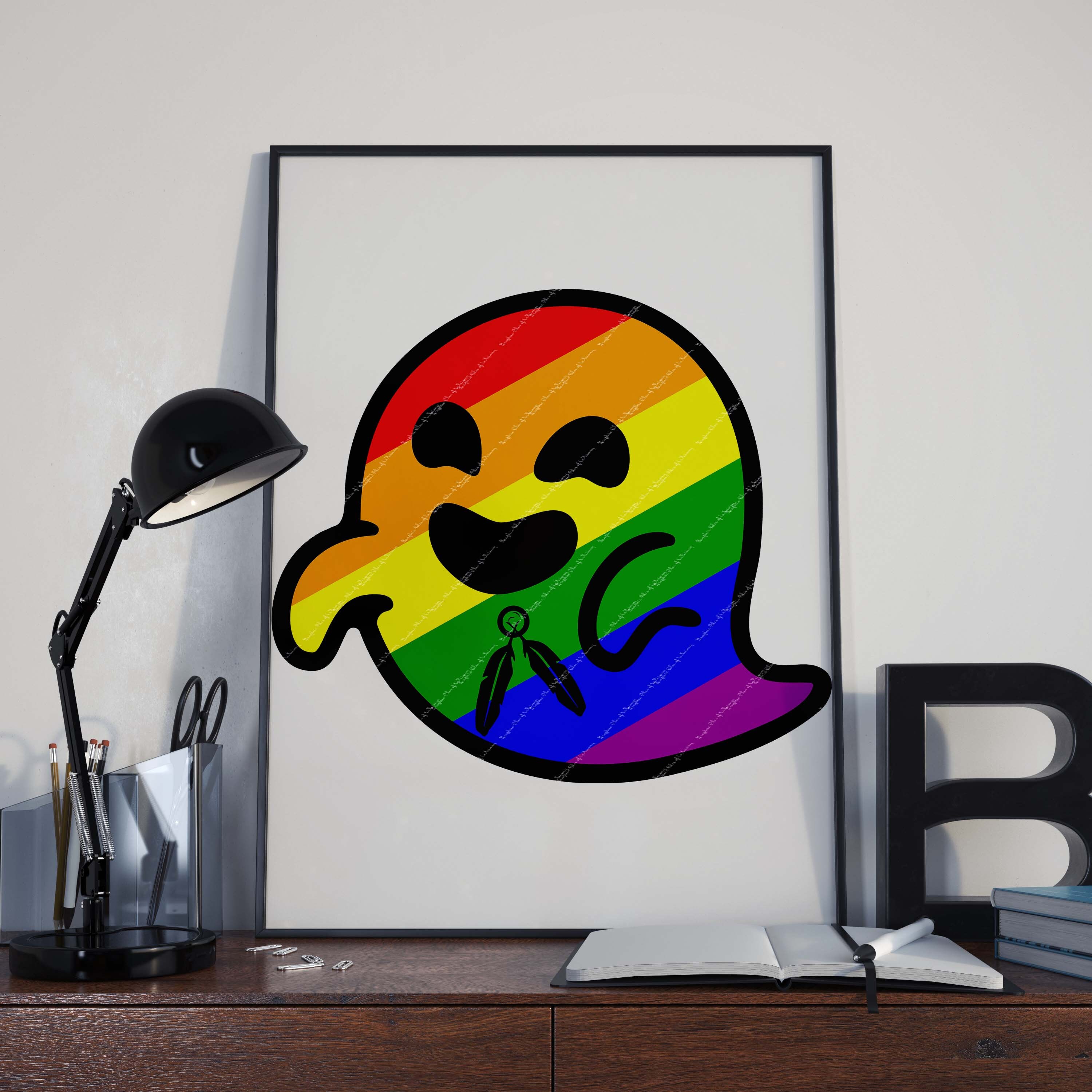 Two Spirit 2S Gender Gaysper Gay Pride Flag Ghost LGBT SVG Png Jpg Ai ...