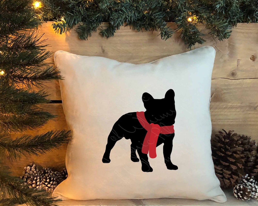 Frenchie SVG - French Bulldog Scarf - Dog Clip Art - Etsy