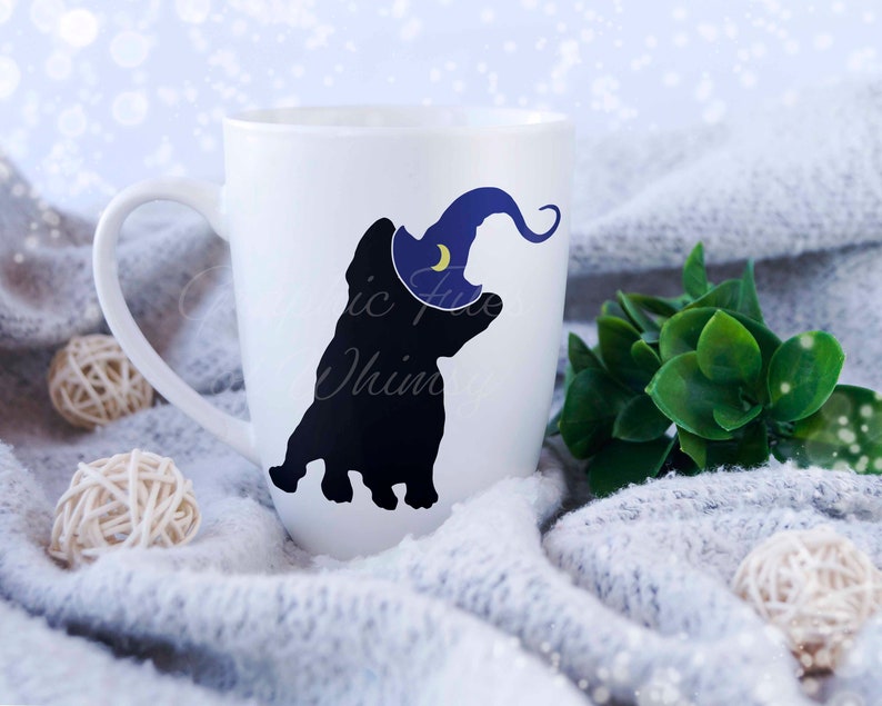 Frenchie SVG French Bulldog Wizard Sublimation Halloween Art Printable ...