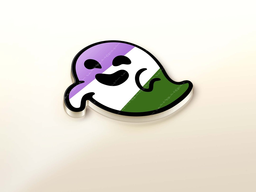 Genderqueer Gaysper Pride Flag Ghost LGBTQ LGBT SVG Png Jpg Ai - Etsy UK