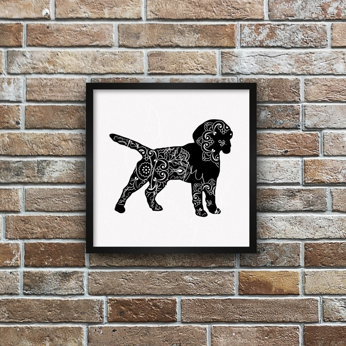 Beagle Mandala SVG Dog Zentangle Cut File Scalable Vector - Etsy