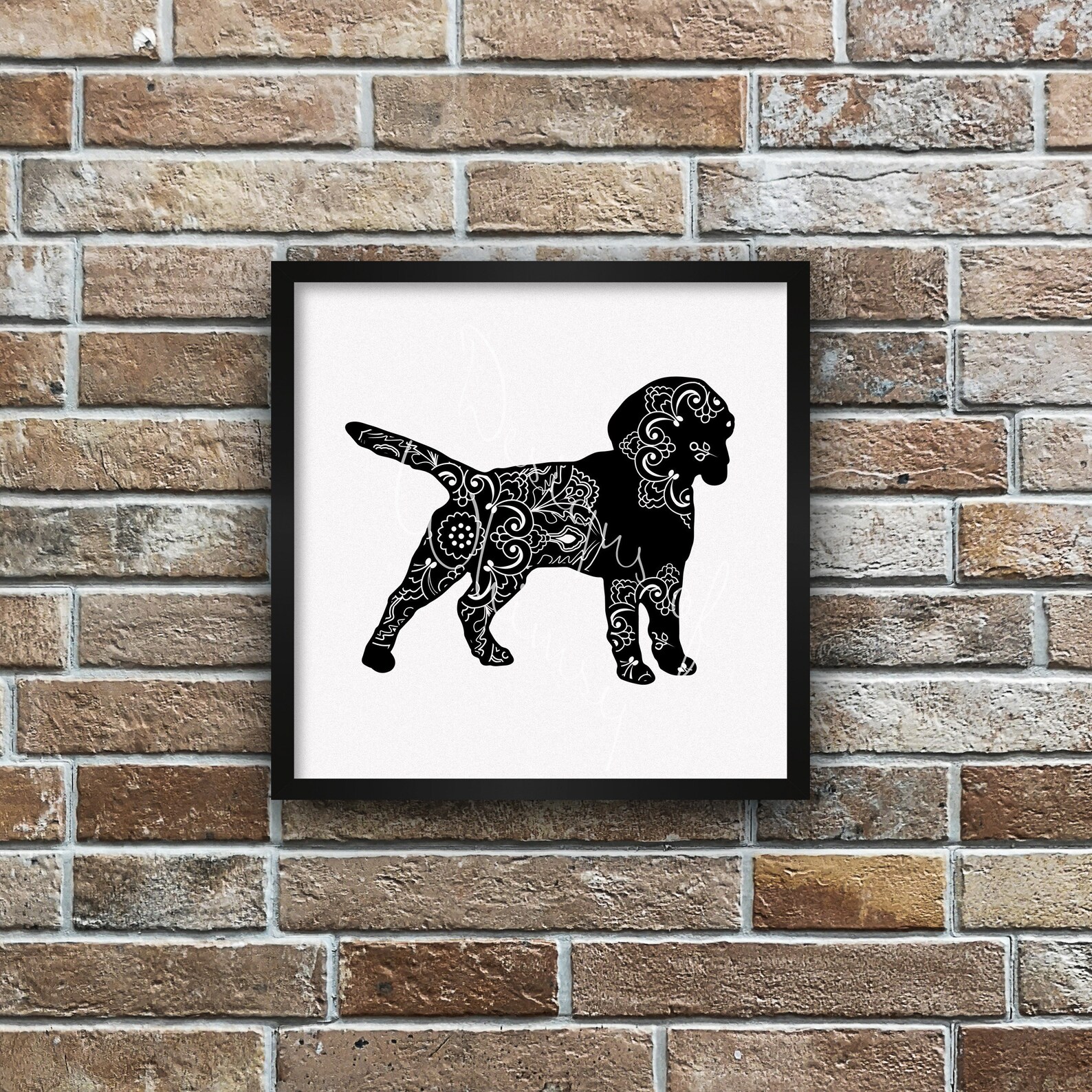 Beagle Mandala SVG Dog Zentangle Cut File Scalable Vector - Etsy