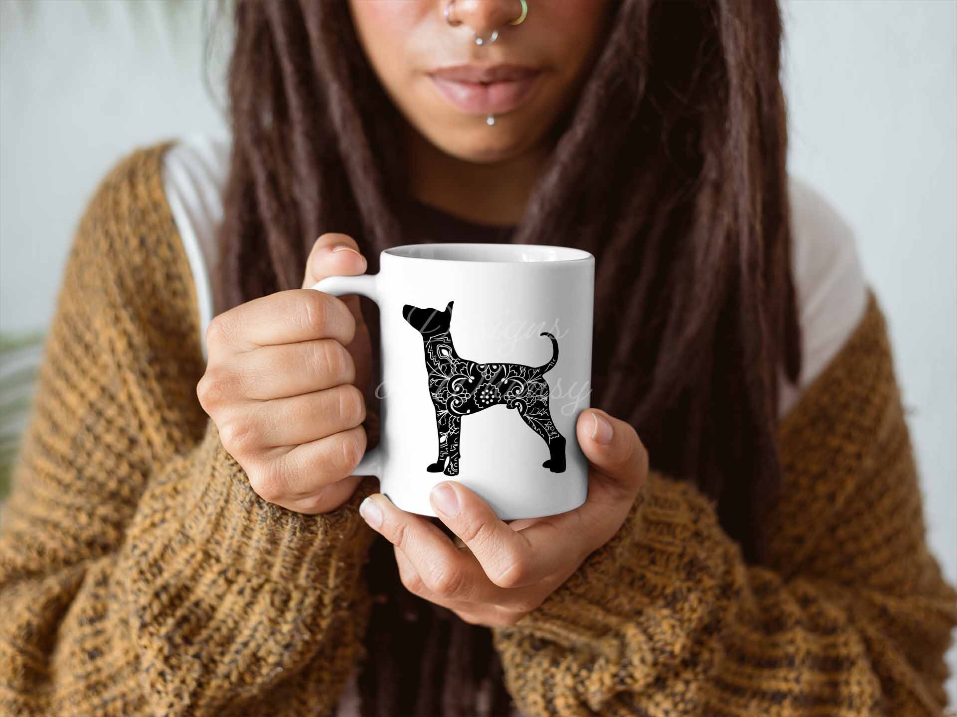 Xolo Mandala SVG Xoloitzcuintli Perfil del perro Zentangle Vector ...
