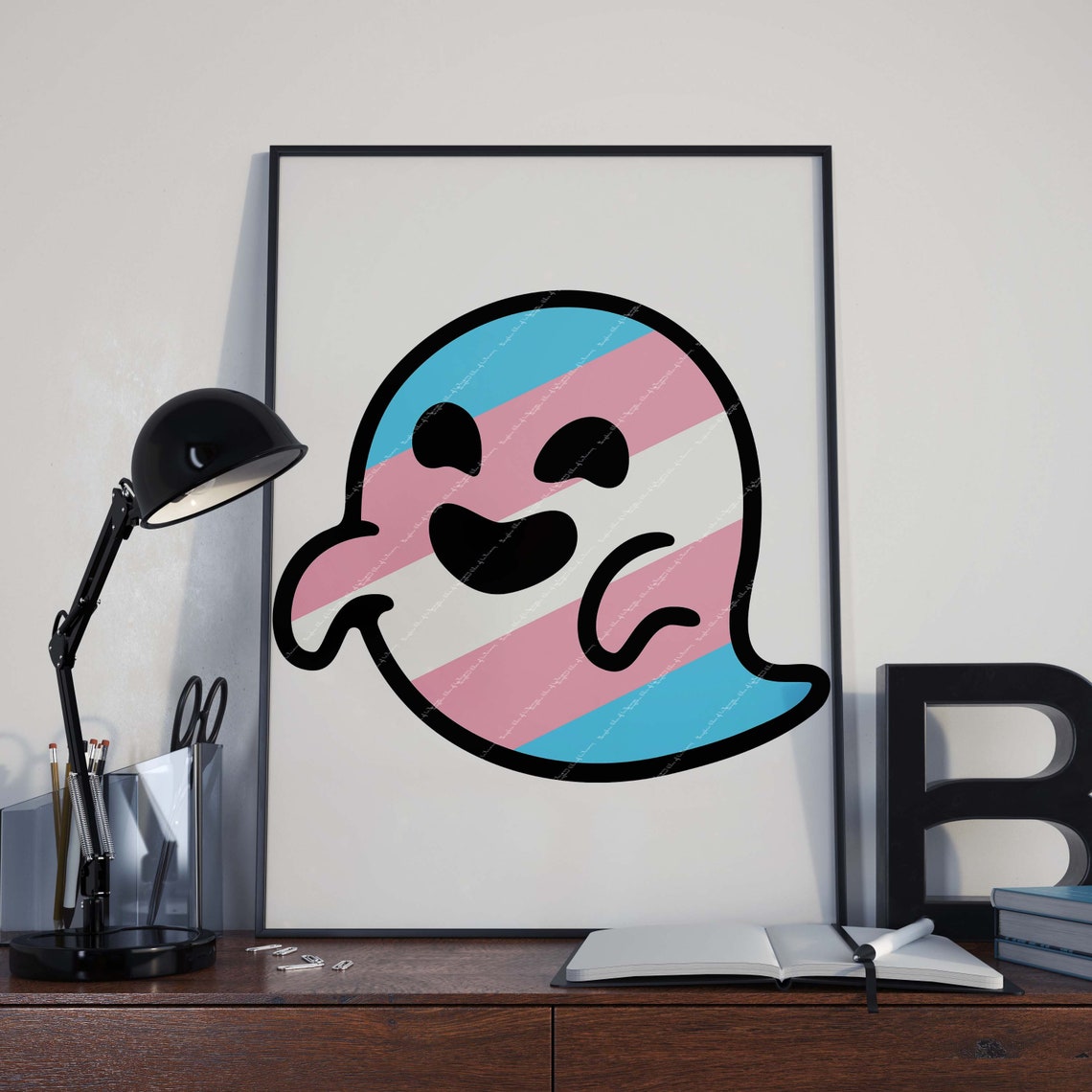 Trans Transgender Gaysper Gay Pride Flag Ghost LGBT SVG Png Jpg Ai ...