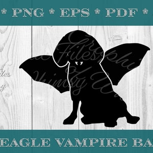 Beagle Vampire Bat SVG Beagle Dog Sublimation Halloween Art Printable ...