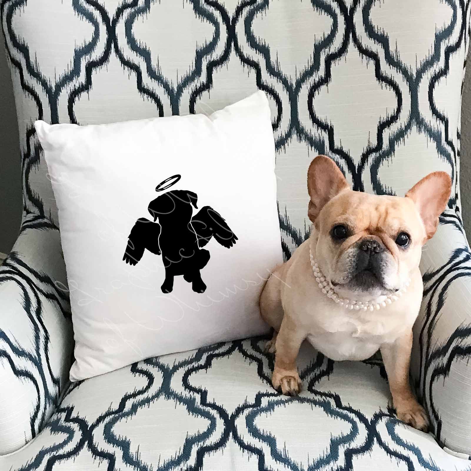 Dog Angel SVG Bundle Puppy Angel SVG Dog Angel Silhouette - Etsy