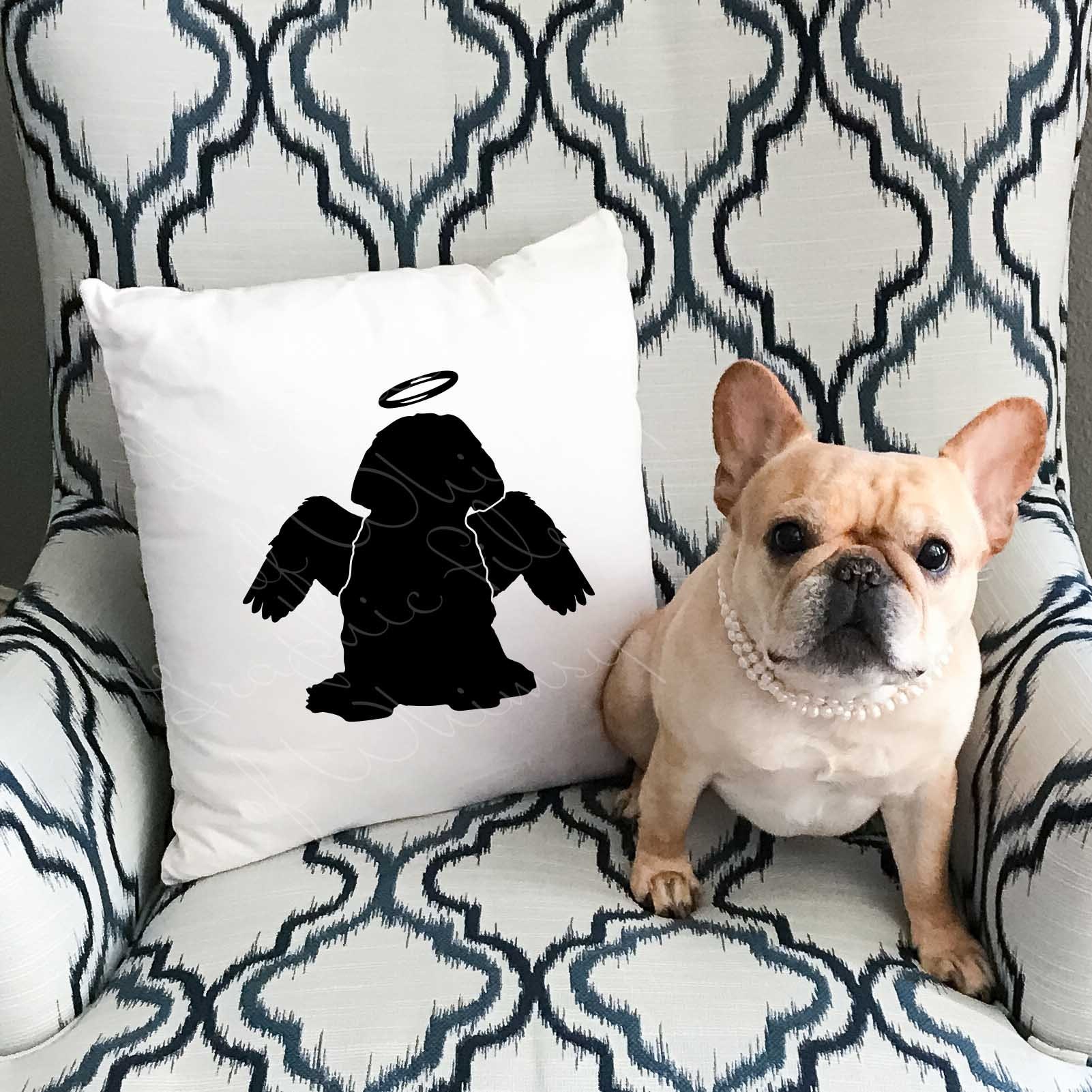 Shih Tzu Angel SVG Shih Tzu SVG Dog Angel Silhouette Clip Art - Etsy