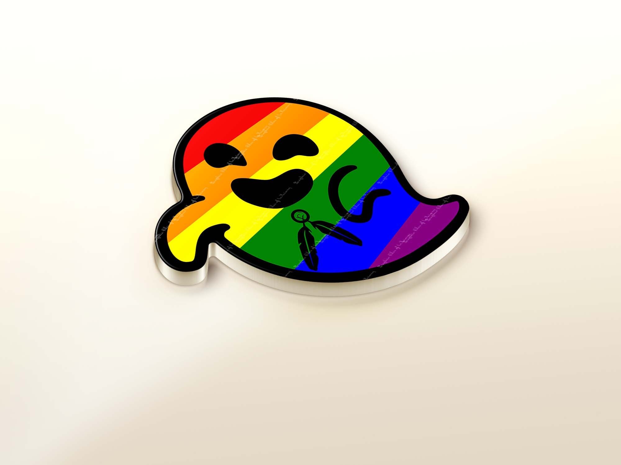 Two Spirit 2S Gender Gaysper Gay Pride Flag Ghost LGBT SVG Png Jpg Ai ...