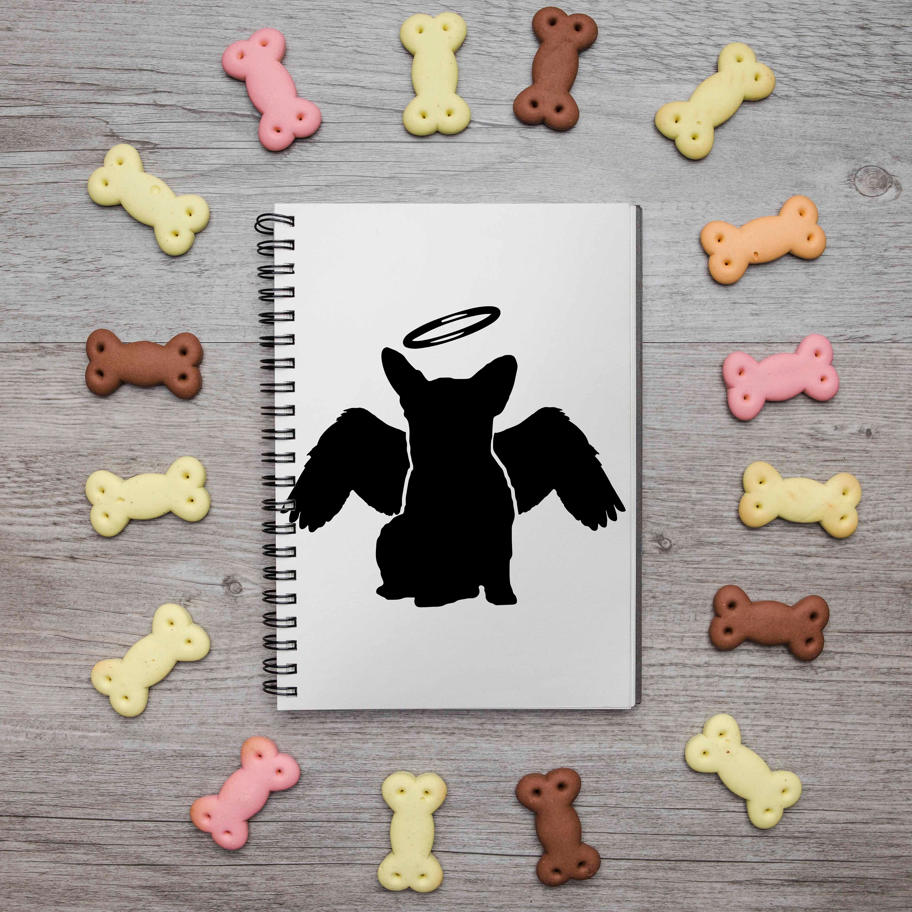 Dog Angel SVG Bundle Puppy Angel SVG Dog Angel Silhouette | Etsy