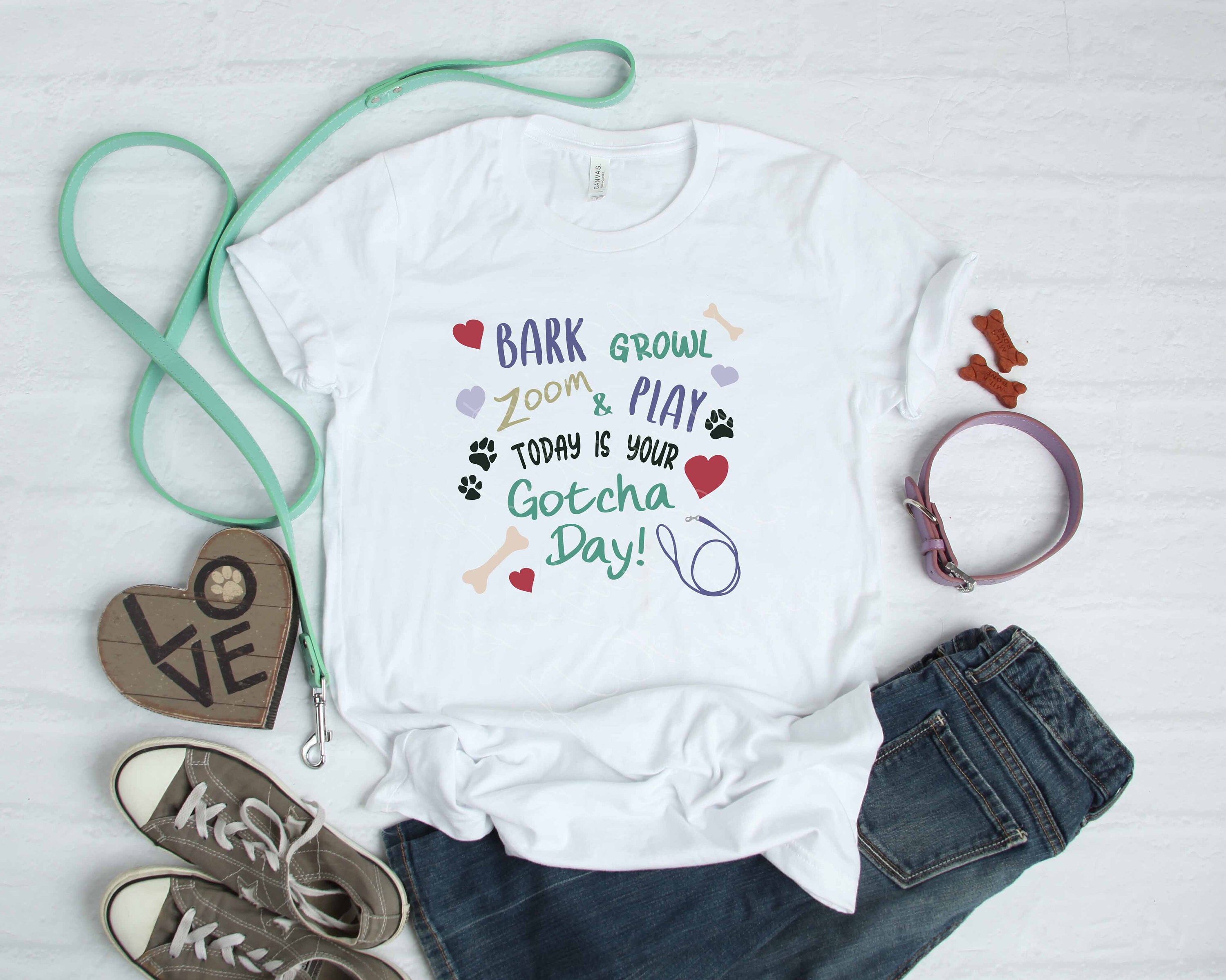 Gotcha Day SVG - Dog Adoption Sublimation - Puppy Celebration Design - Etsy