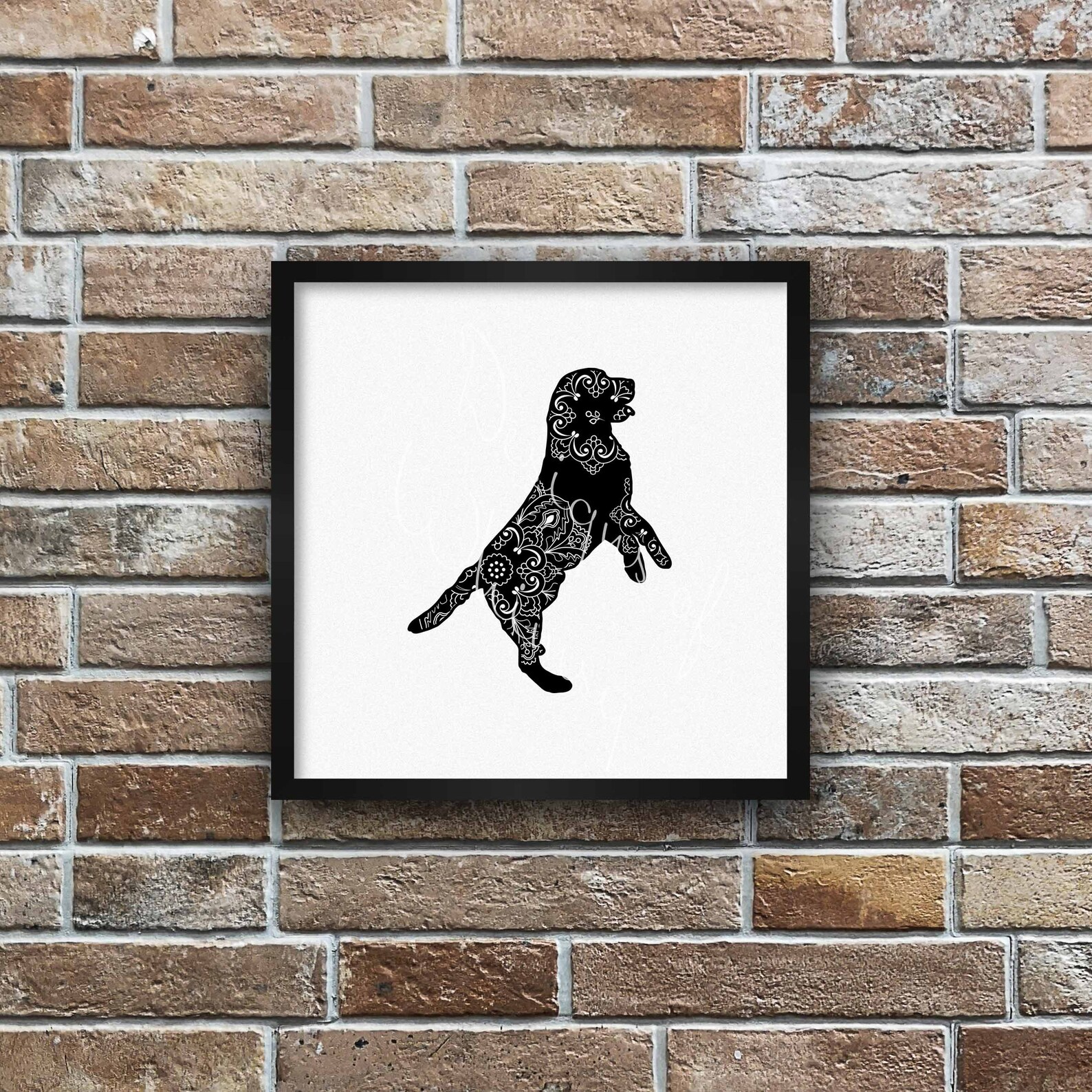 Lab Mandala SVG Labrador Retriever Dog Zentangle Cut File Scalable ...