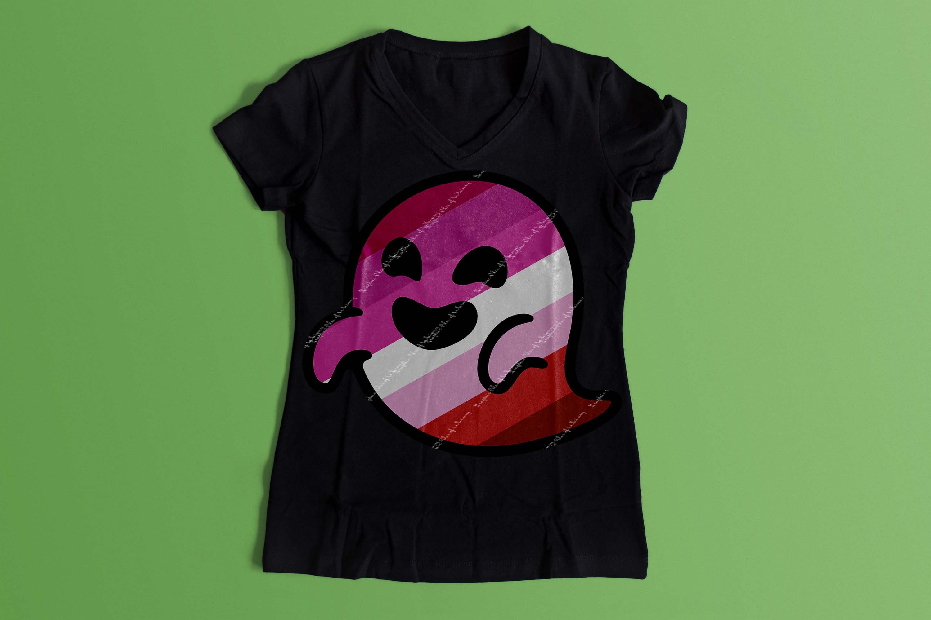 Lesbianas Gaysper Bandera del Orgullo Fantasma LGBTQ LGBT SVG Png Jpg ...