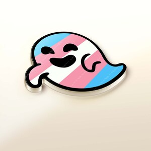 Trans Transgender Gaysper Gay Pride Flag Ghost LGBT SVG Png Jpg Ai ...