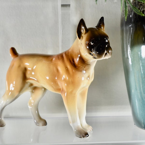 Boxer Dog Figurine - Etsy