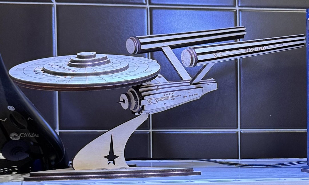 Enterprise Small Scale Replica Laser SVG Digital File - Etsy Australia