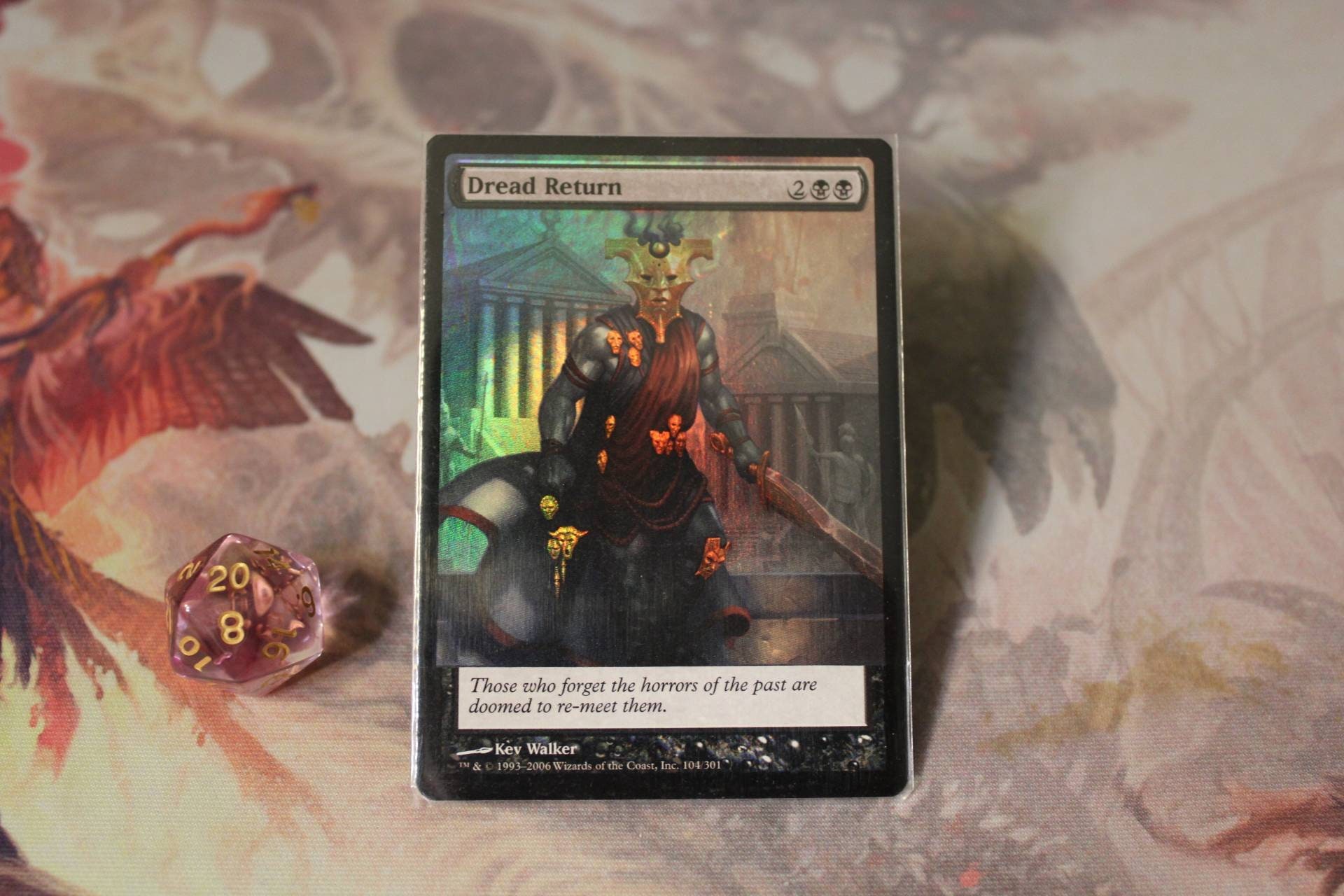 MTG Foil Peel Dread Return - Etsy