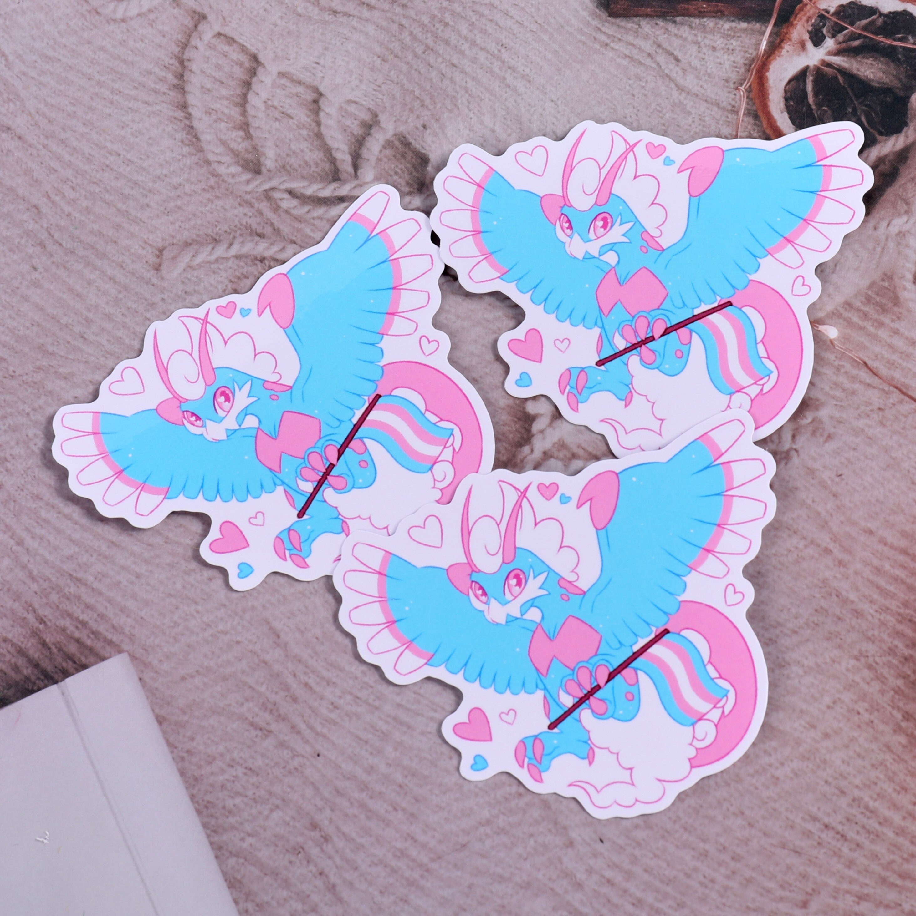 Trans Pride Pokemon Forces of Nature Vinyl Stickers - Etsy