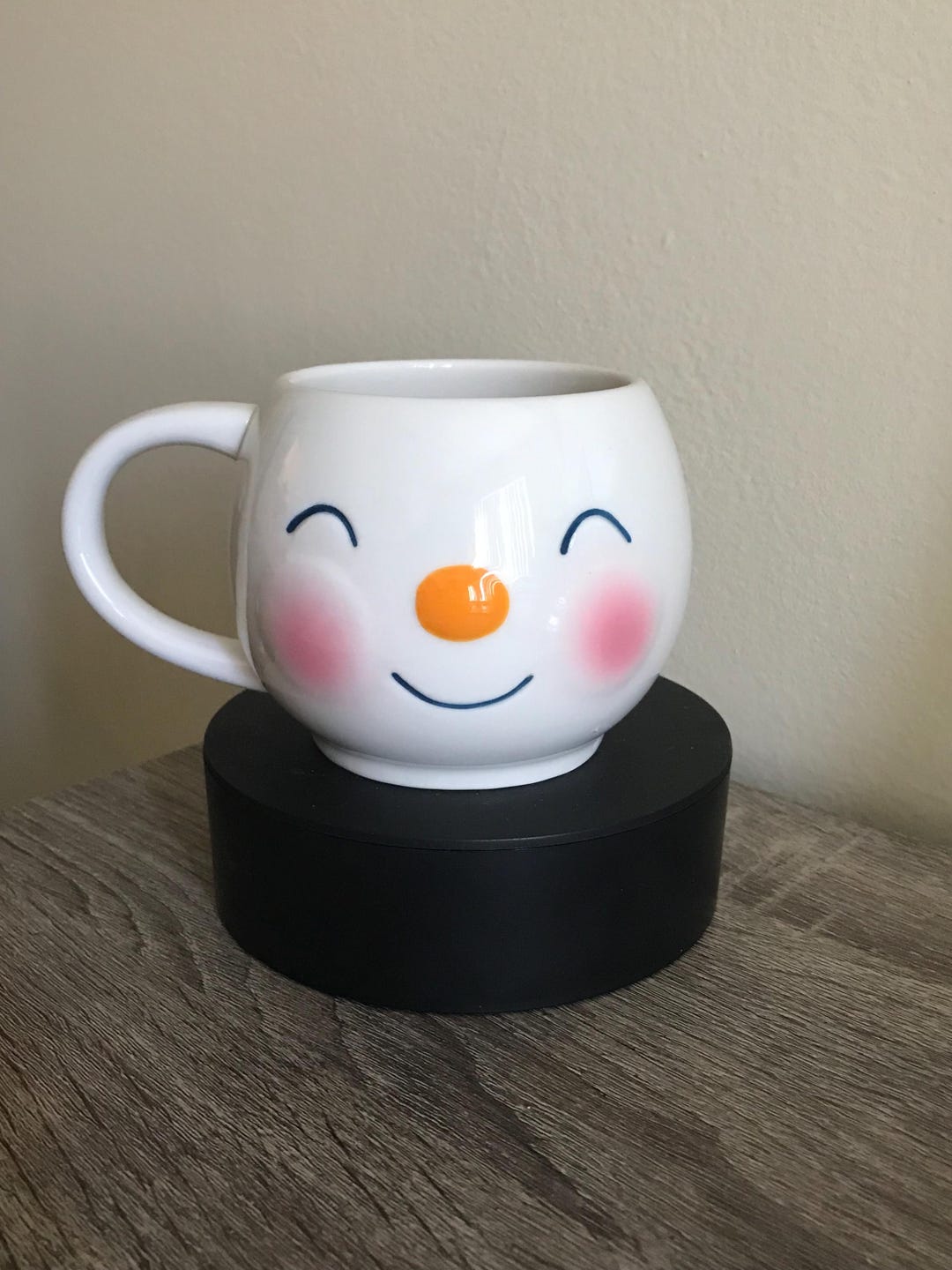 Hallmark Smiling Snowman Rosy Cheeks 12 Oz Coffee Mug - Etsy
