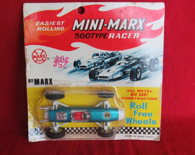 Mini-marx 500 Type Racer by Marx 1960’s All Metal - Etsy