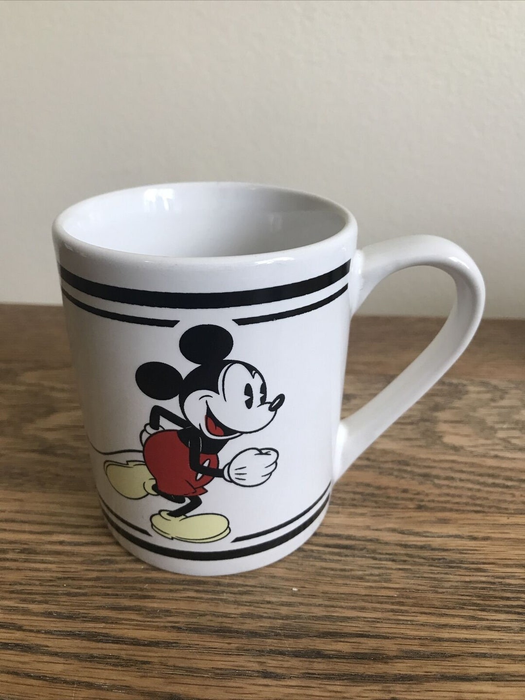 Pie Eye Mickey Mouse Coffee Mug Black White Red Gibson 11oz - Etsy