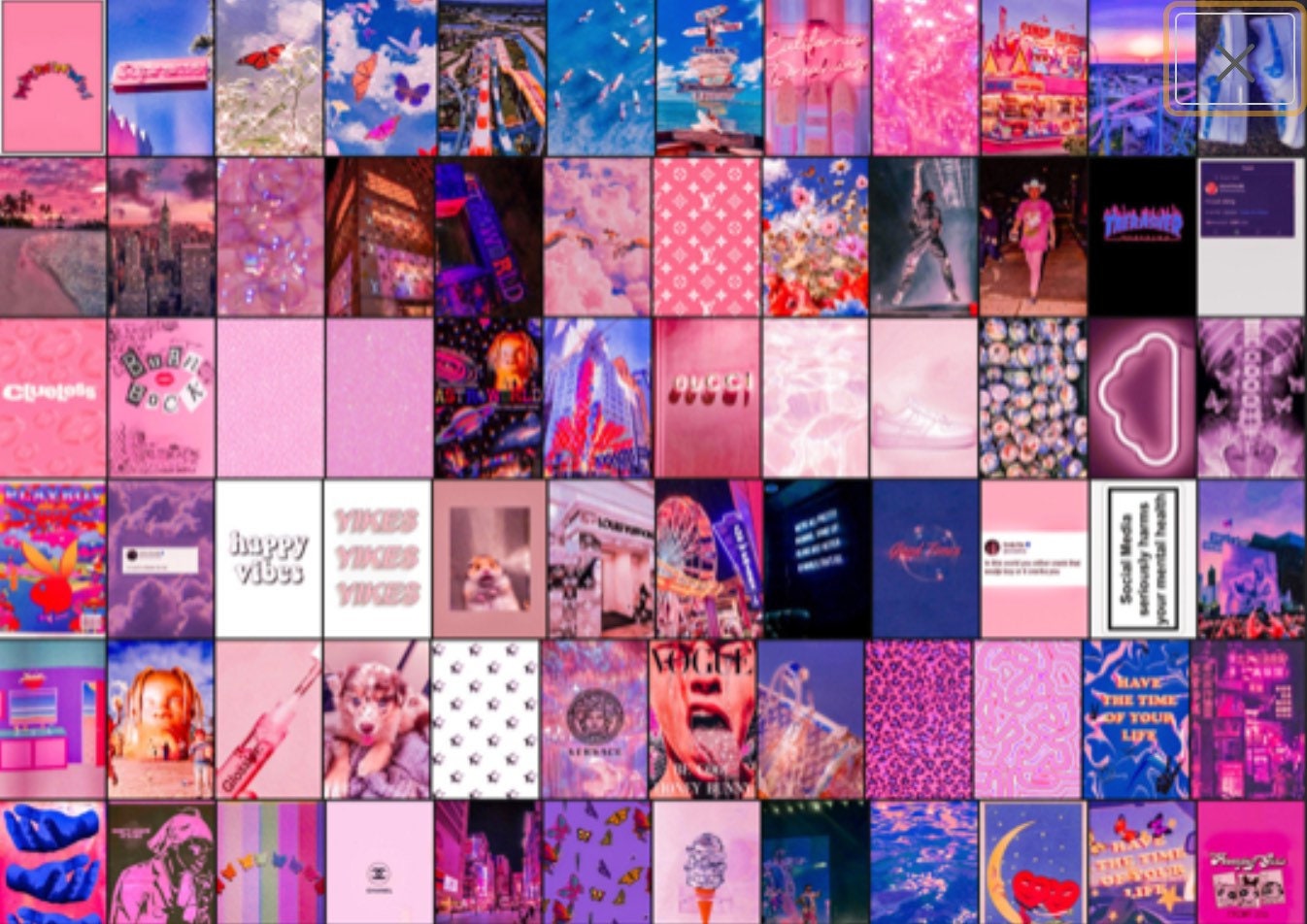 Vibrant Pink Wall Kit - Etsy