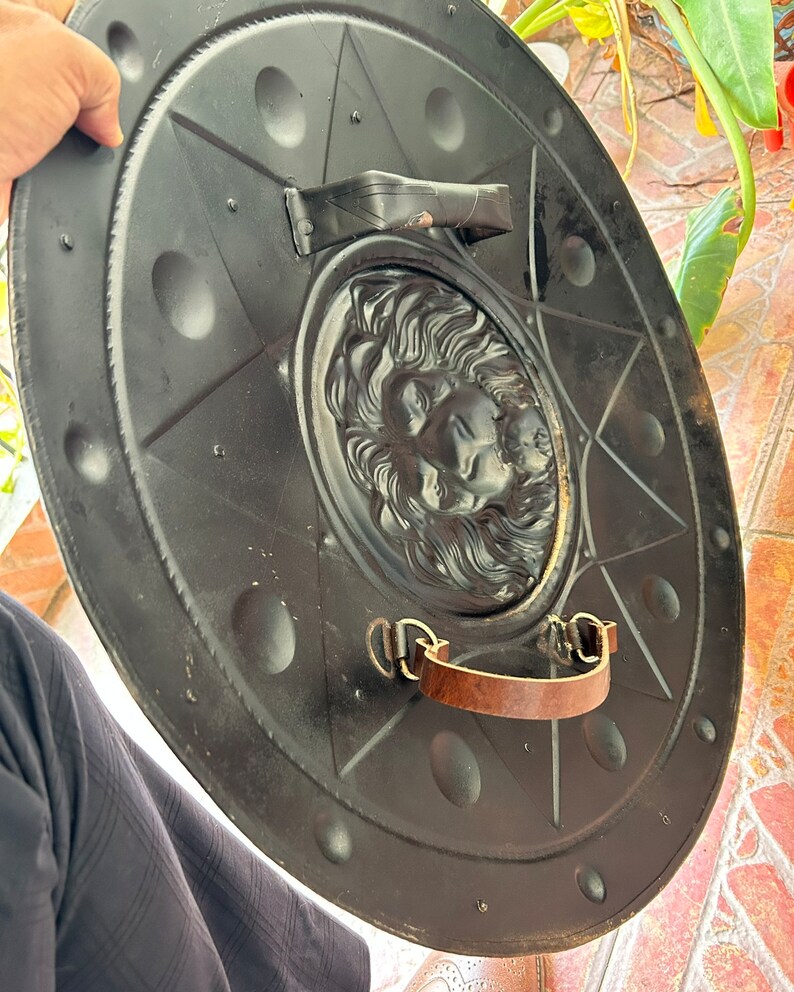 Viking Shield, Lion Shield, Viking Wall Decor, Handmade Home Decor ...