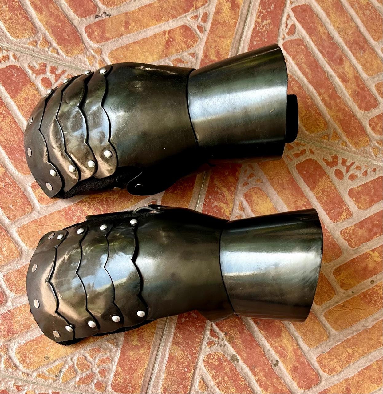 Medieval Armor Gauntlets Steel Gloves Armor Battle Pair Functional SCA ...