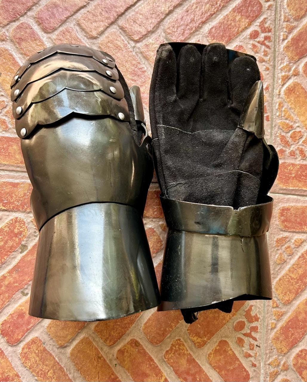 Medieval Armor Gauntlets Steel Gloves Armor Battle Pair Functional SCA ...