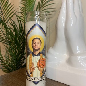 STEPH CURRY the Golden Child Golden State Warriors Prayer Candle Gift ...