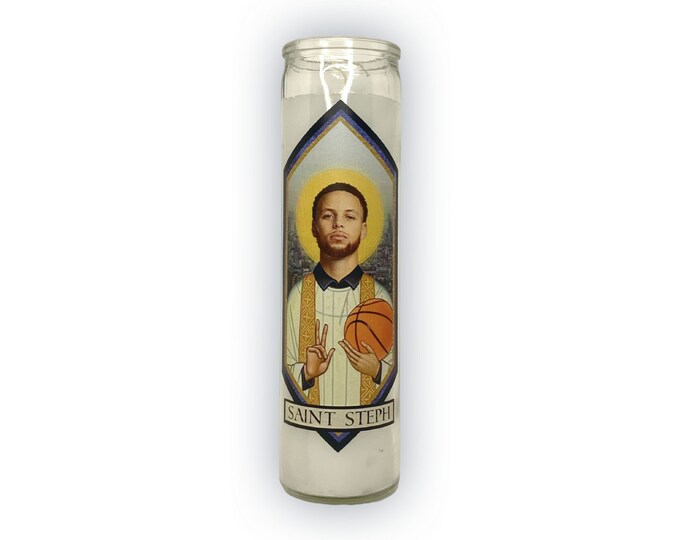 STEPH CURRY the Golden Child Golden State Warriors Prayer Candle Gift ...