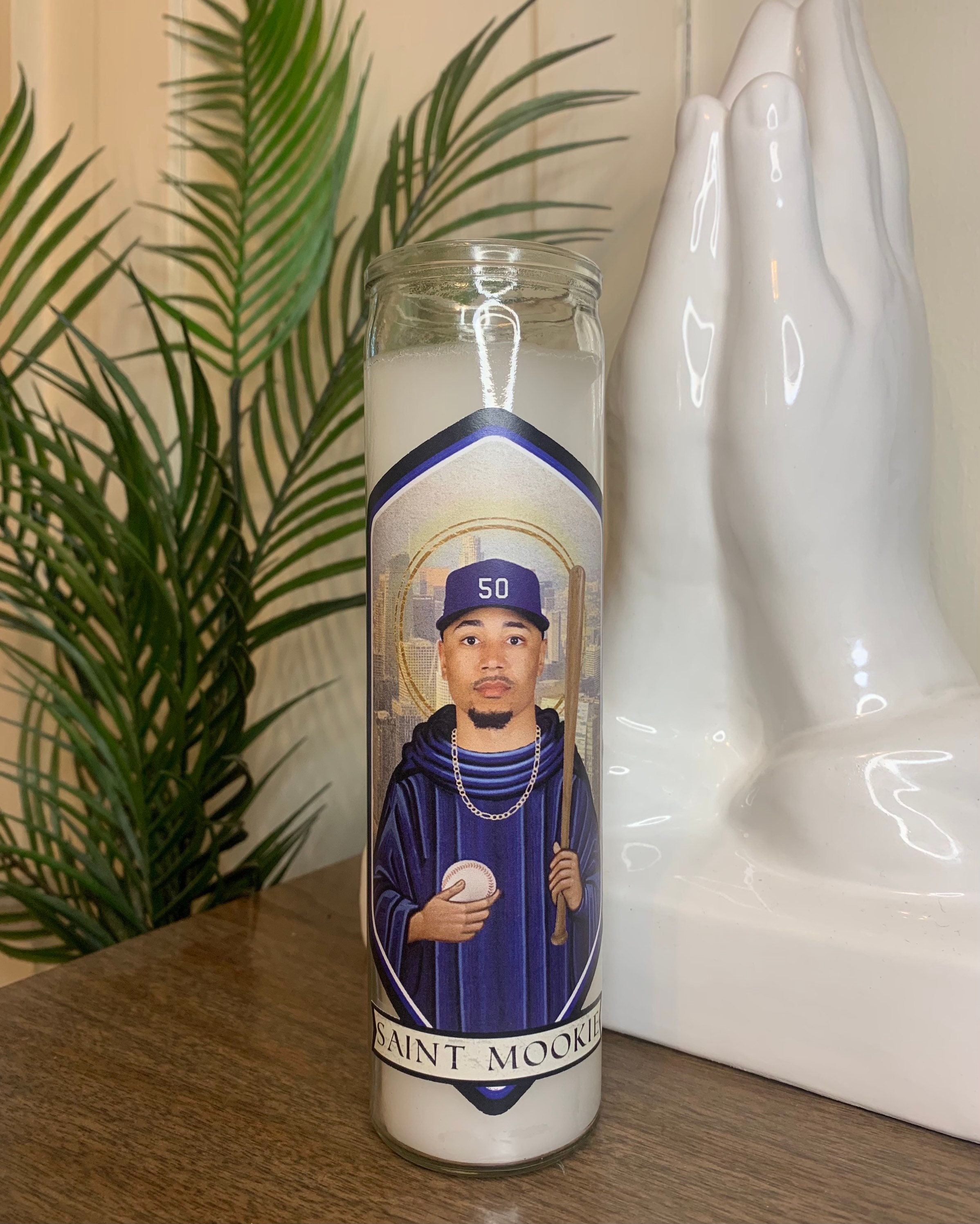 MOOKIE BETTS LA Dodgers St. Mookie Prayer Candle Gift - Etsy
